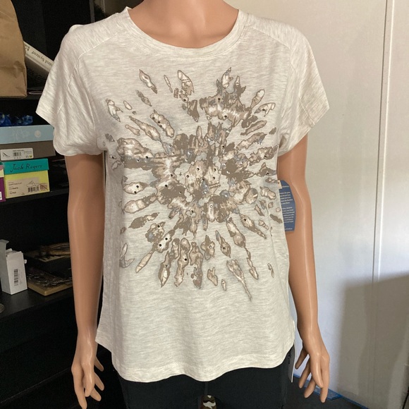 Democracy | Tops | Democracy Embellished Tee Shirt New With Tags | Poshmark